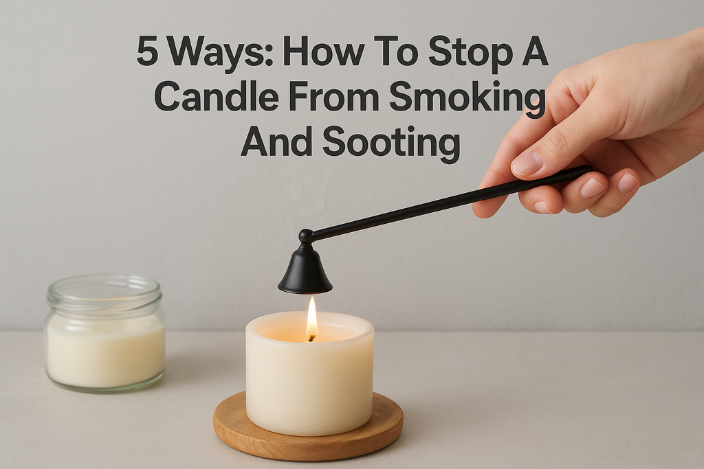 5 Ways: How To Stop A Candle From Smoking And Sooting – Coorong Candle Co